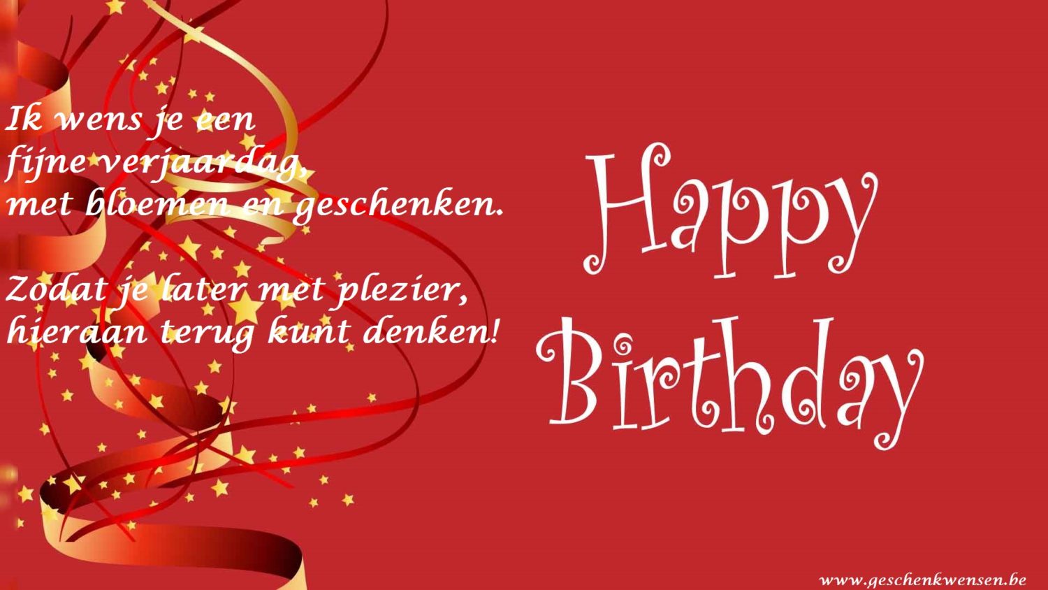 Verjaardagsgedichten | Verjaardagsteksten | Verjaardagsverzen